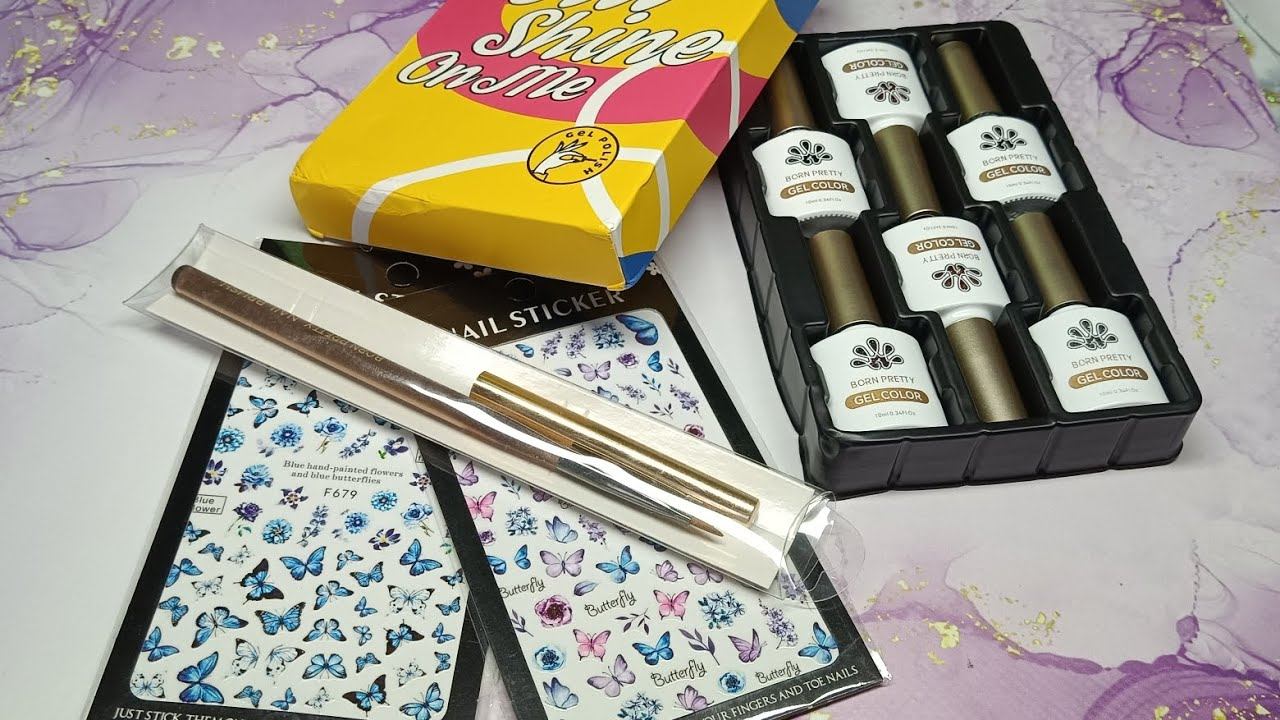 Born pretty. Набор светоотражающих гель лаков и другое