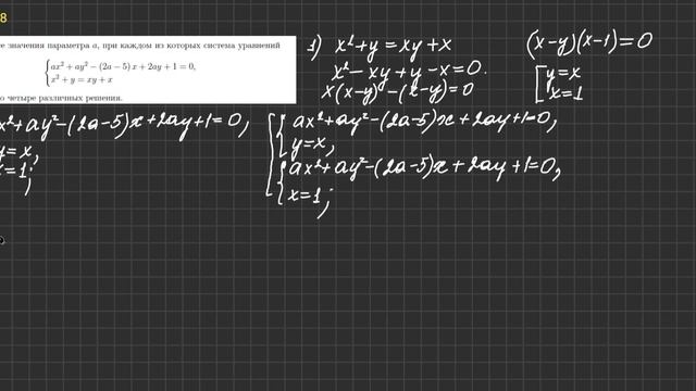 Параметр из ЕГЭ по профильной математике  2018
