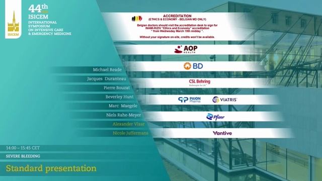 SEVERE BLEEDING ISICEM-44 (2025)