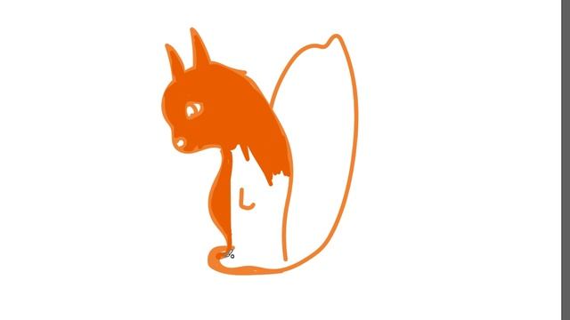 Рисуем милую белочку часть 35