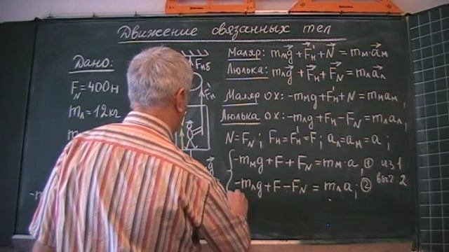 Маляр в люльке