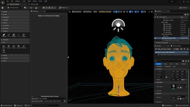 UV Mapping Tools in UNREAL Engine