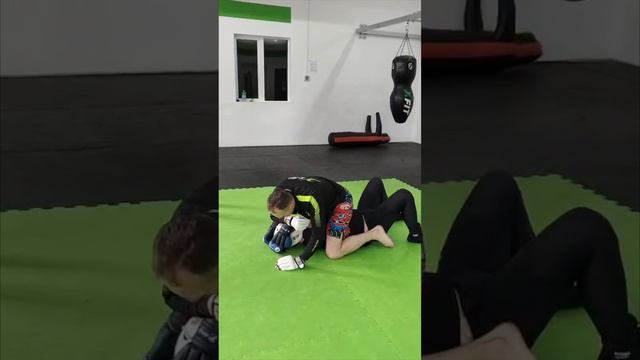 Ground and Pound. Работа руками в верхний уровень и защита от добивания