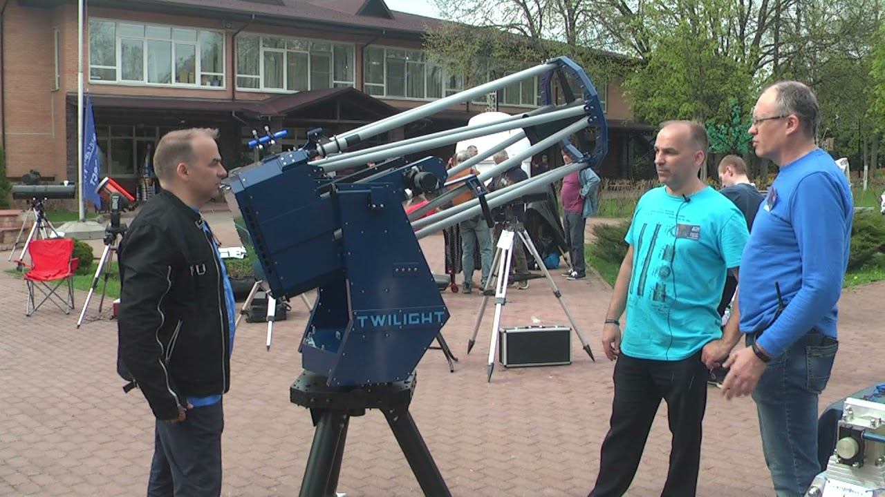 "АстроФест"-2021. Братья Гуреевы и их новый самодельный телескоп, 400-мм Twilight