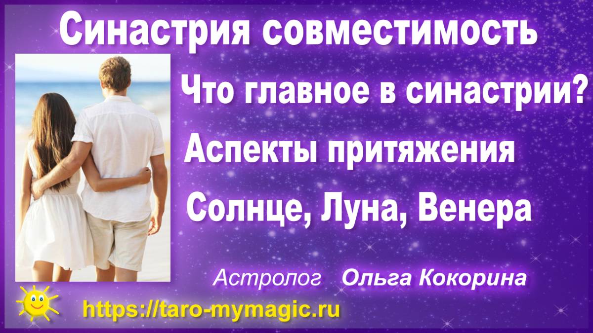 Синастрия совместимость астрология. Что главное в синастрии. Аспекты притяжения Солнце, Луна, Венера