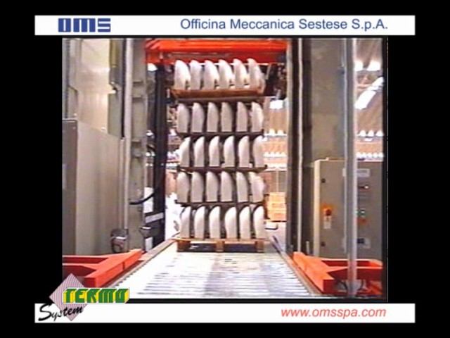 Упаковка продукции сантехника на термоусадочном оборудовании OMS AT53