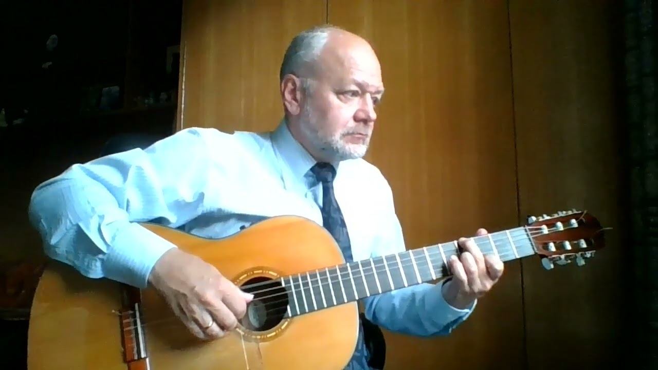 Цветущий май (Артур Полонский) на гитаре