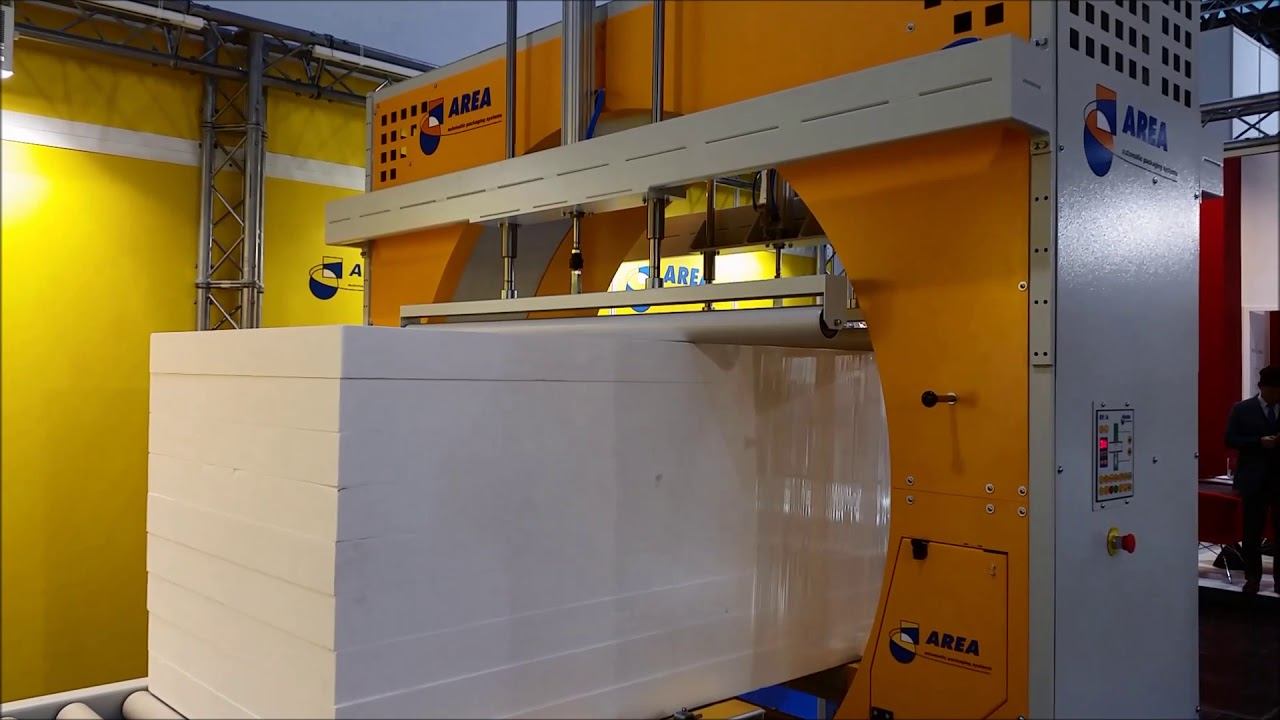 Упаковка гипсопанелей в стретч пленку