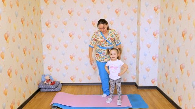 Комплекс ЛФК №3 стоя для детей 3-7 лет