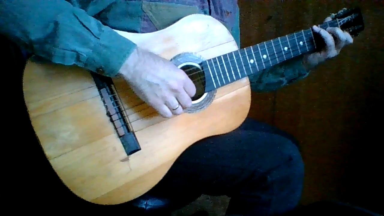 Вечер бродит по лесным дорожкам (Ада Якушева) на гитаре