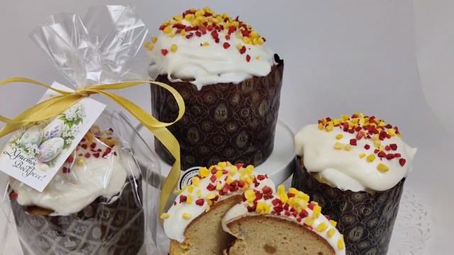 Кулич Веган и Миндально творожный