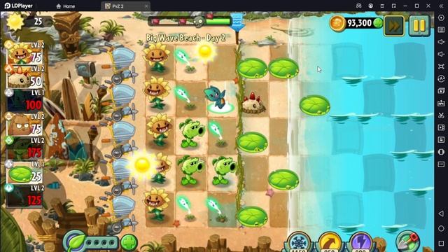 Растение против Зомби 2/PvZ2 Adventure Big Wave Beach Day 2/Большая Пляжная Волна День 2