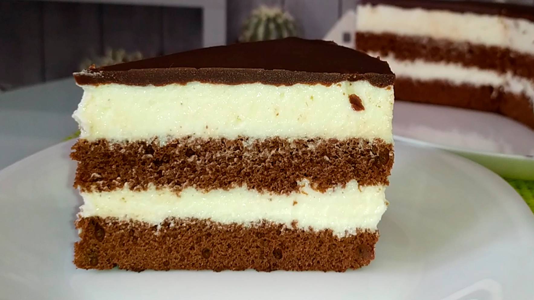 Очень нежный торт "Милка" | Крем на белом шоколаде