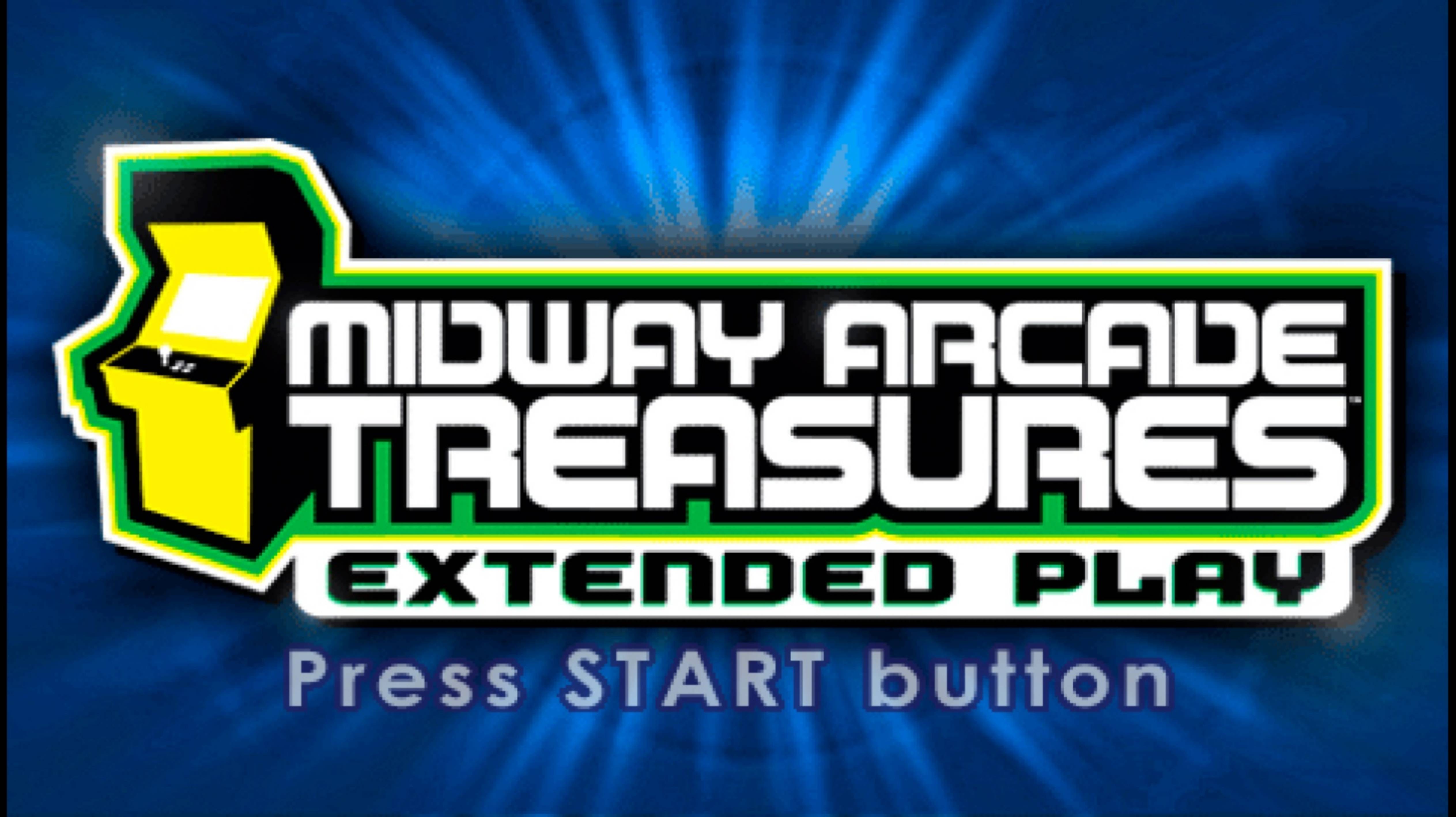 Midway Arcade Treasures - Extended Play PSP PAL EU Retro Collection Disc Menu (ULES-00180)