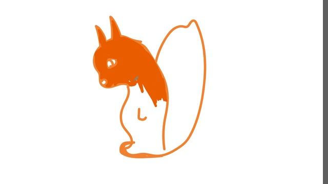 Рисуем милую белочку часть 31