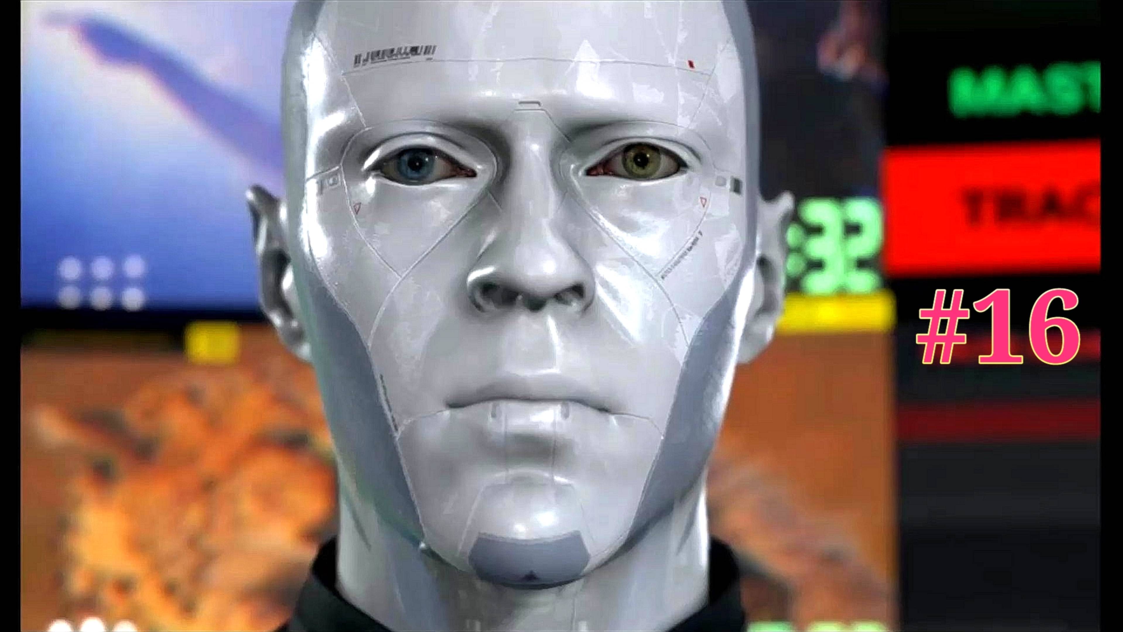 Роботы лезут на небоскрёб Стрэтфорд и прыгают вниз. Интерактивное кино Detroit Become Human, #16.