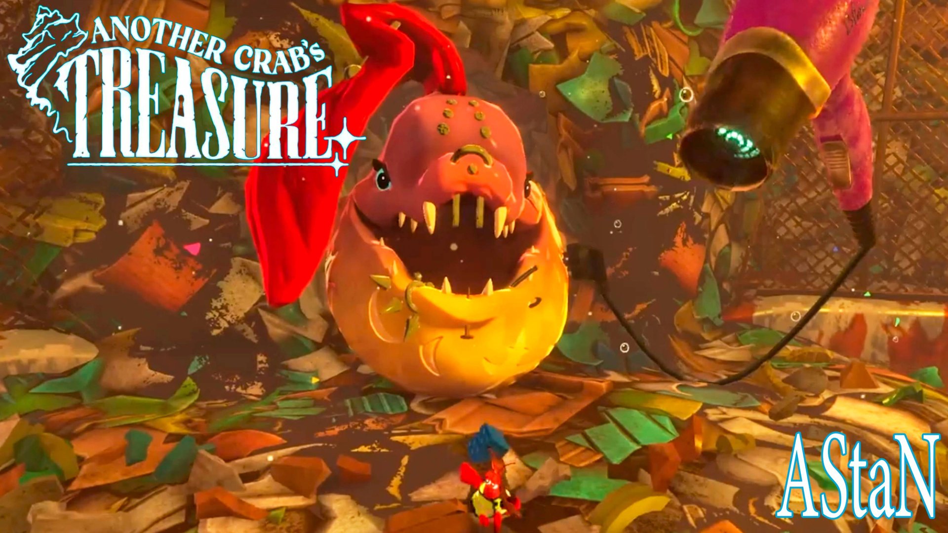 Another Crab's Treasure #8 - ВОЛЬТАЙ ЗАГРЕБУЩАЯ, НАВЫК ЭЛЕКТРОШОК И УЛУЧШЕННАЯ ВИЛКА!