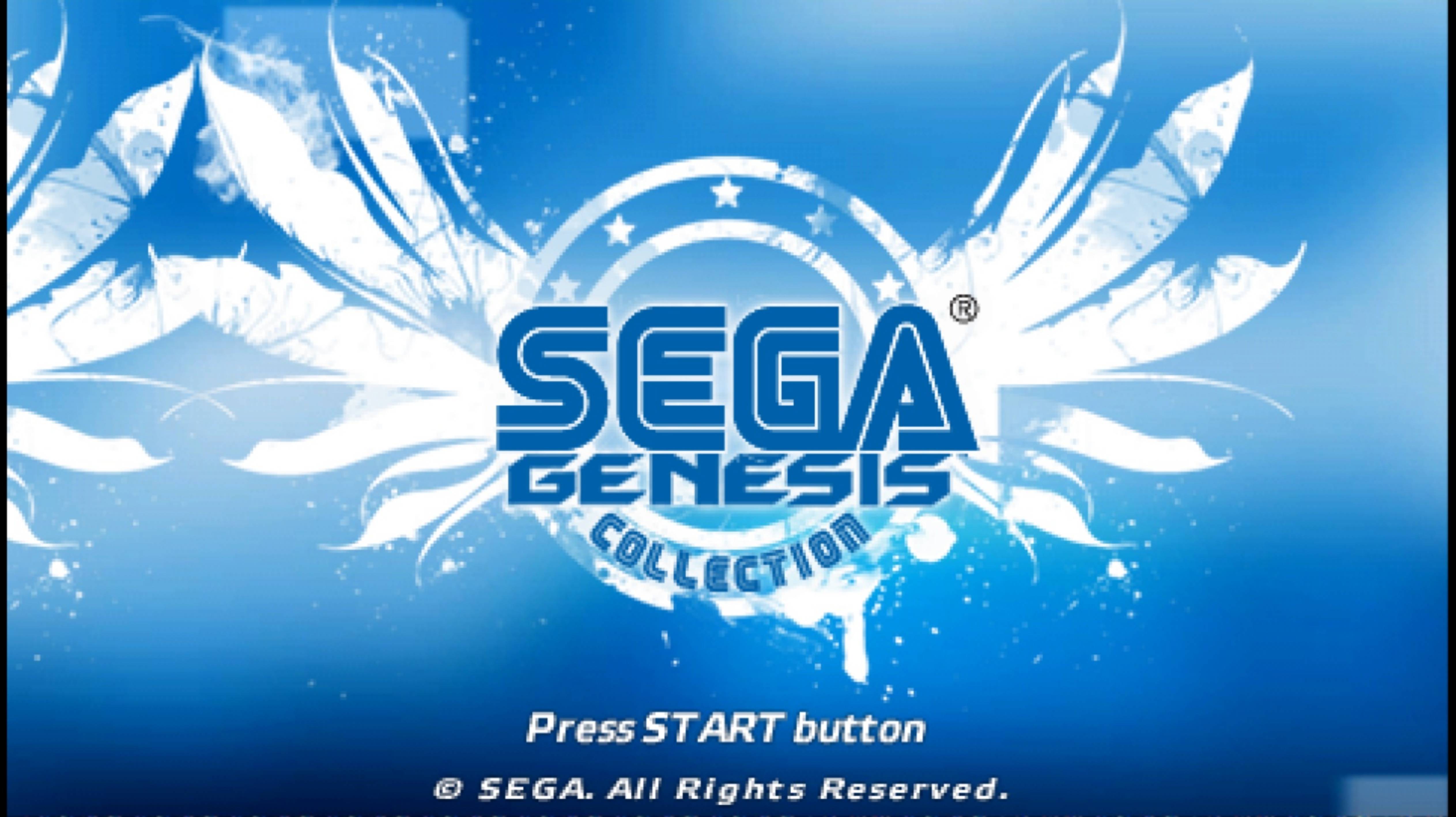 Sega Genesis Collection PSP NTSC-U US Retro Collection Disc Menu (ULUS-10192)