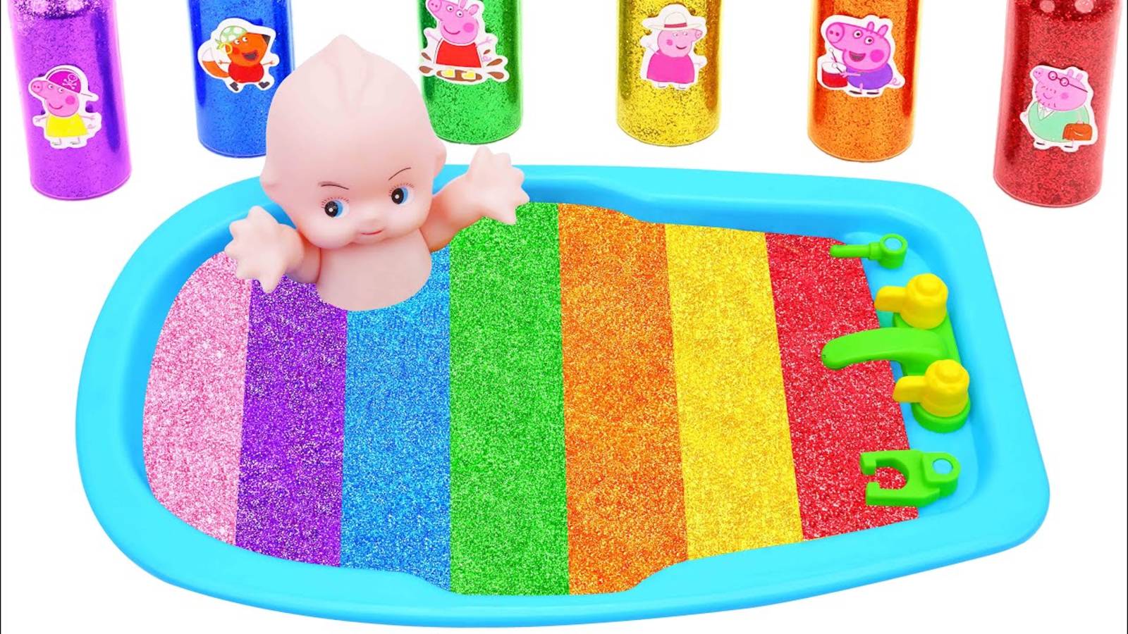 КУПАЕМ ПУПСИКОВ И КУКОЛ ЦВЕТНЫЕ СЛАЙМЫ МУЛЬТИКИ ДЛЯ ДЕТЕЙ КАНАЛ ИГРАЛКИ-ЗАЛИПАЛКИ