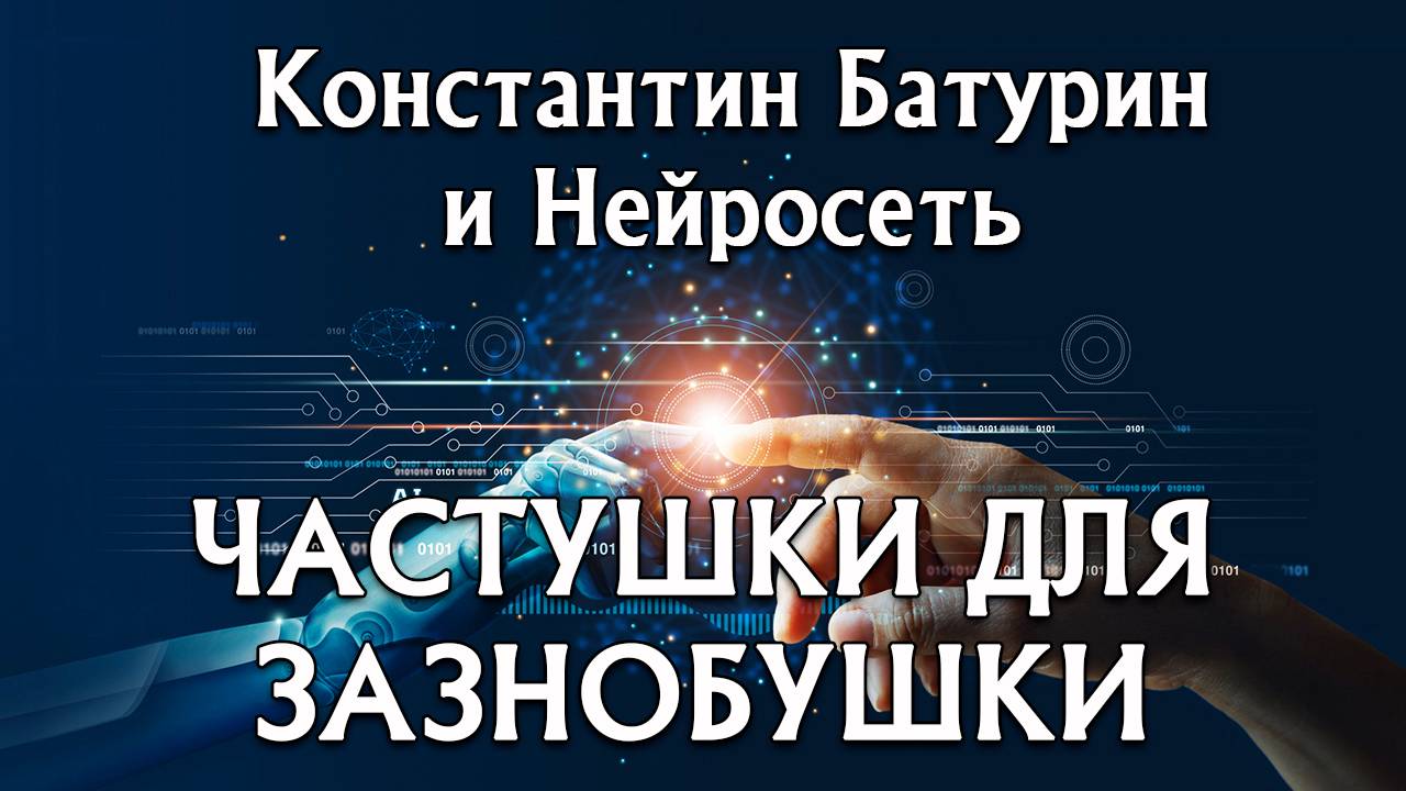 ЧАСТУШКИ ДЛЯ ЗАЗНОБУШКИ - Константин Батурин и Нейросеть