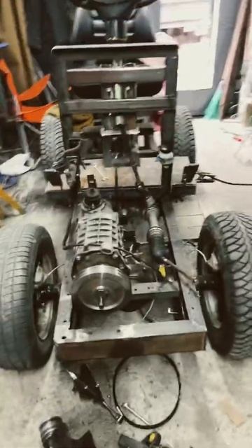 Немного шорс по самодельному мини трактору 😉🚜