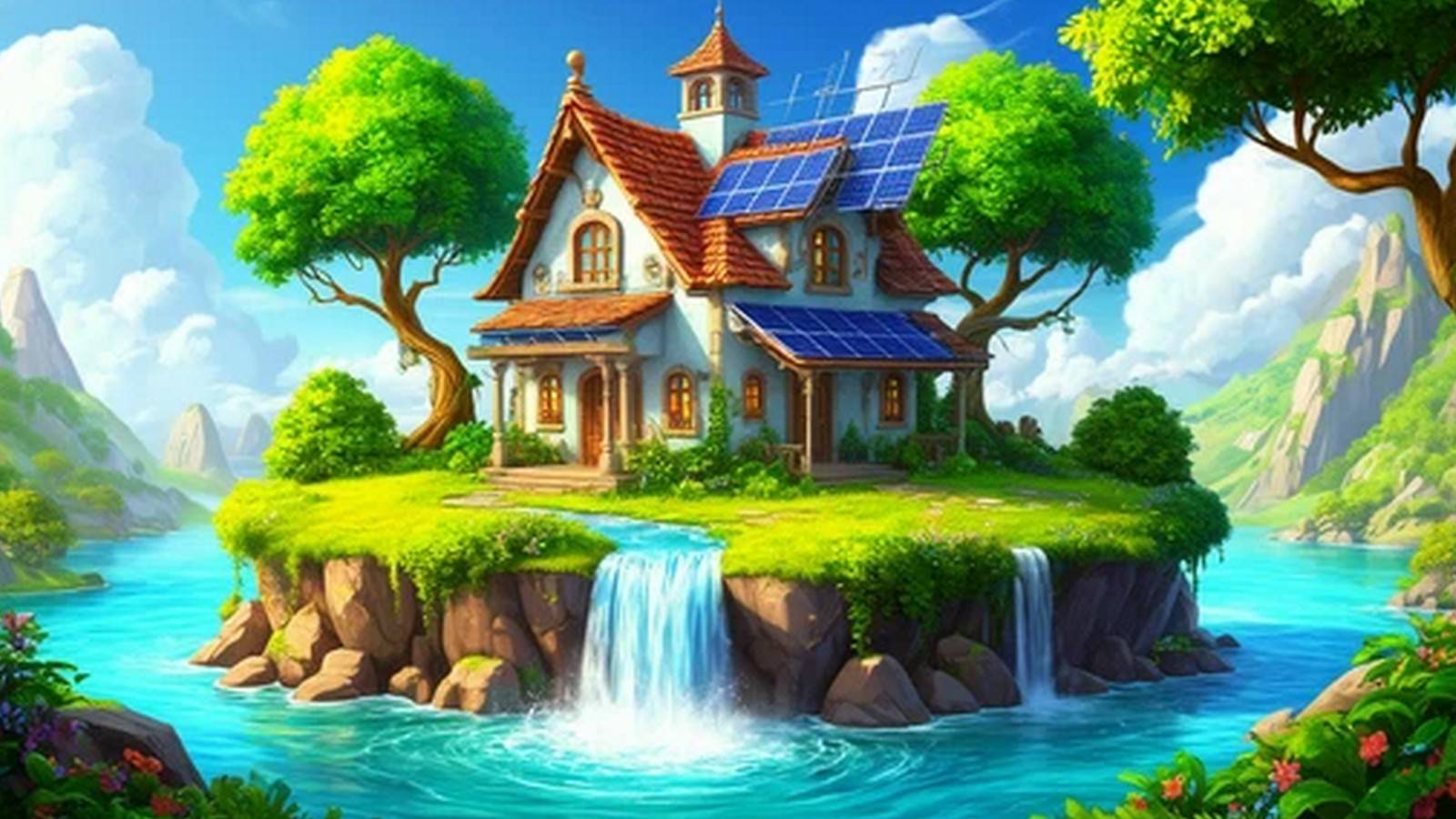 Постройка дома. Solarpunk #2