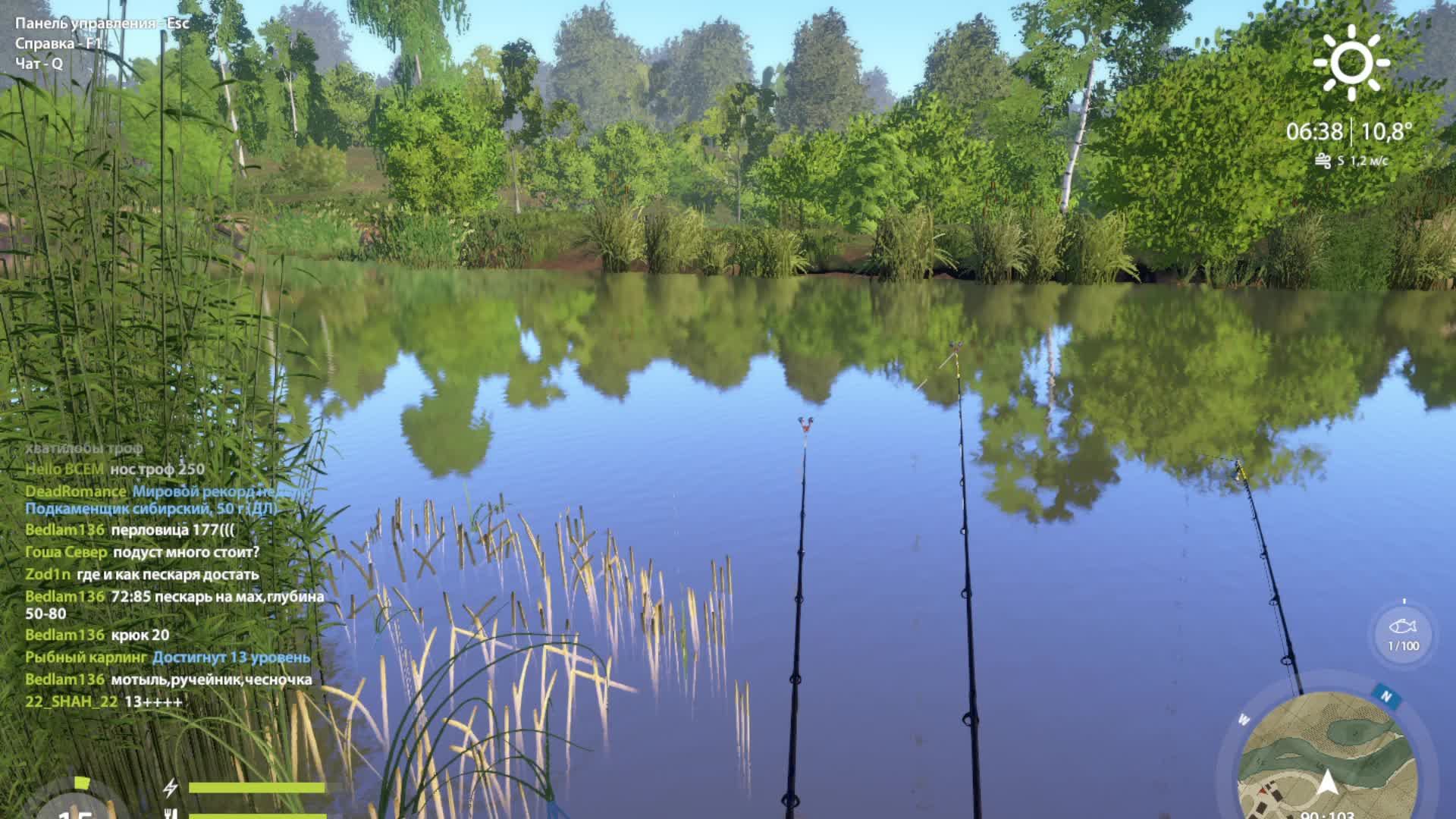 Русская рыбалка 4. река Вьюнок - лучшее место для новичка и любителя активного клева!