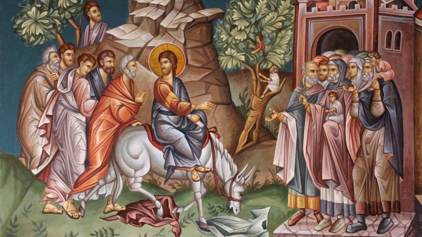 Вход Господень в Иерусалим
 и другие важные события страстной седмицы