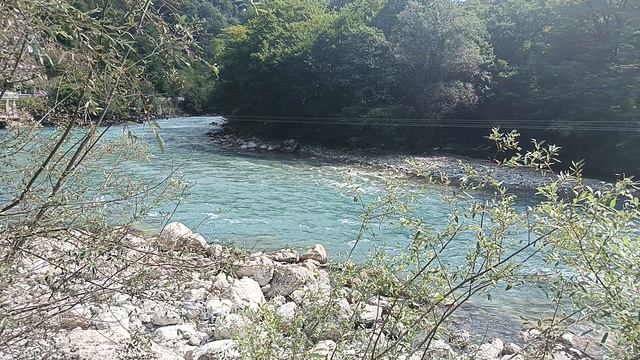 Самая быстрая река Юг России Адлер поселок Сириус Красивые места