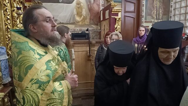 Вербное воскресенье.Проповедь.Архимандрит Вассиан.Ризоположенческий  монастырь.Томашовка.13.04.2025