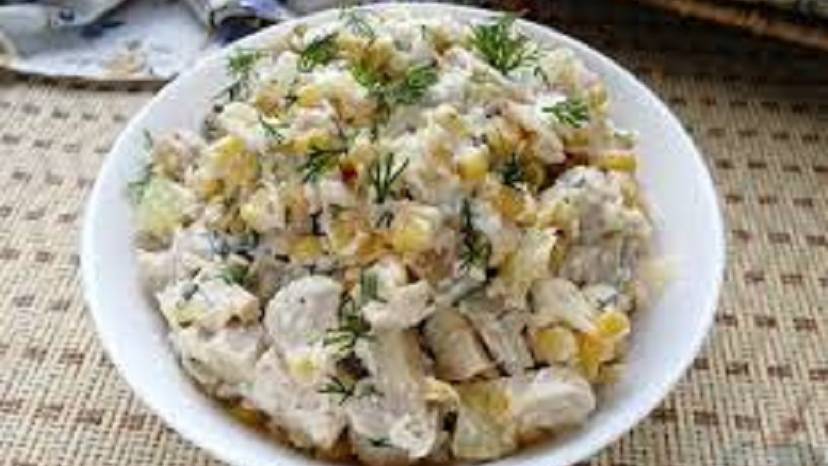 ВКУСНЫЙ САЛАТ С ШАМПИНЬОНАМИ, ЛЕГКИЙ И ПРАЗДНИЧНЫЙ.