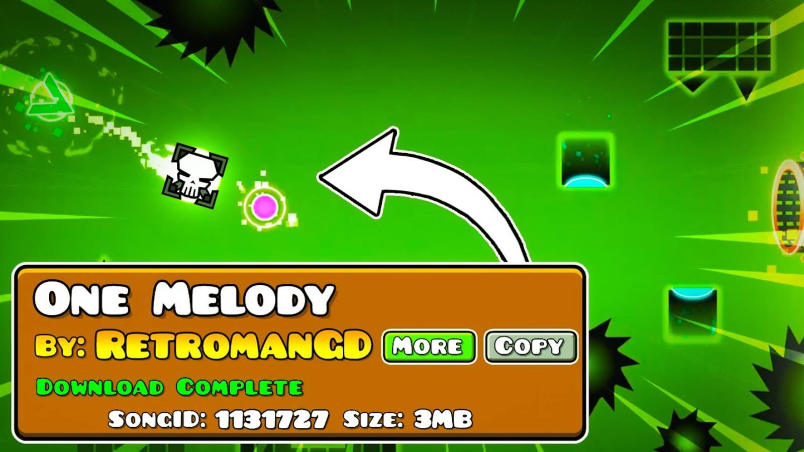 Создал Уровень под Музыку, Которой НЕТ!