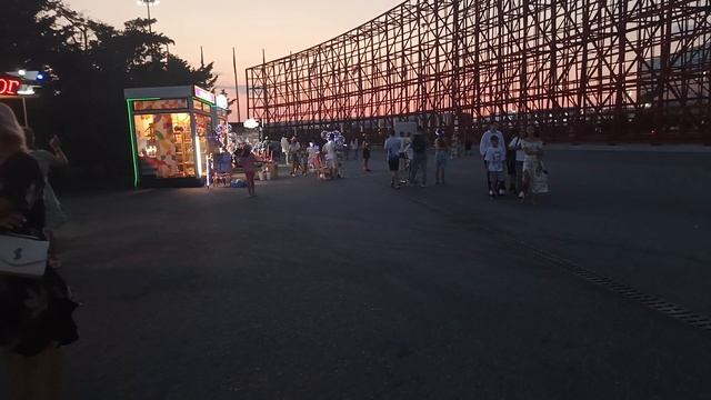 Вечерняя прогулка Юг России Адлер поселок Сириус Красивые места