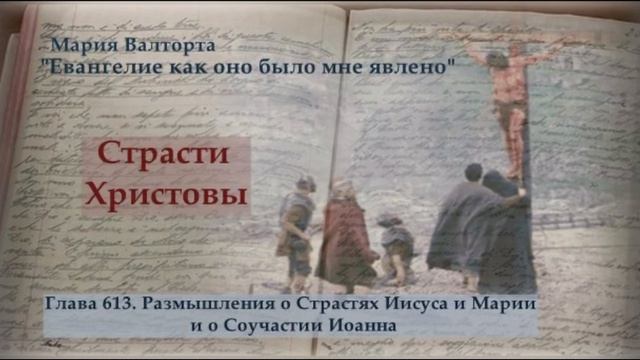 Глава 613. Размышления о Страстях Иисуса и Марии и о Соучастии Иоанна