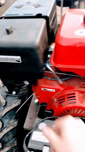 Заводим самодельный мини трактор