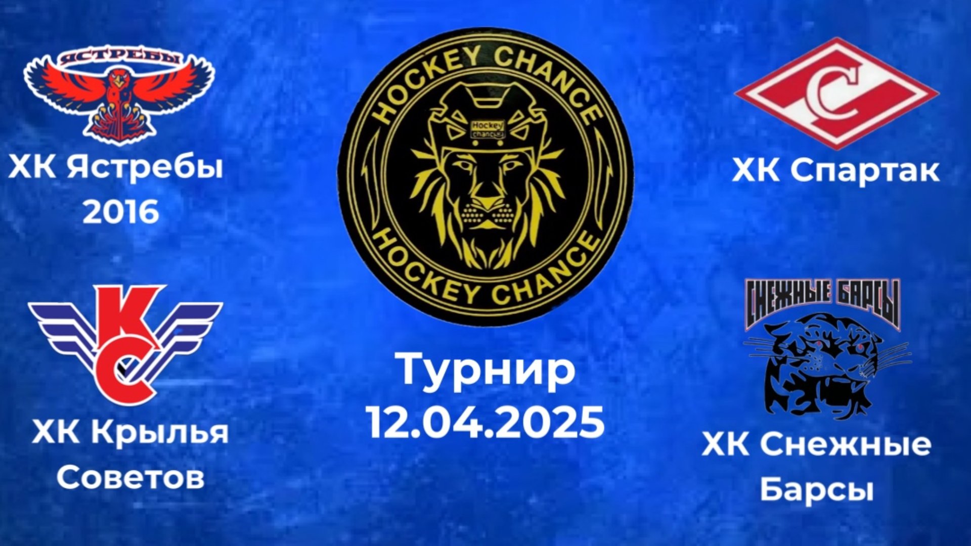 Турнир по хоккею среди детских команд.
Хоккей Шанс (Hockey Chance)