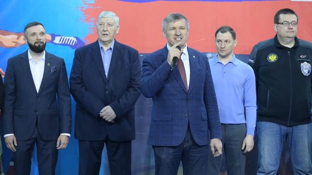 Вручение бюстов на  турнире в Кашире. Выступление АА Малого