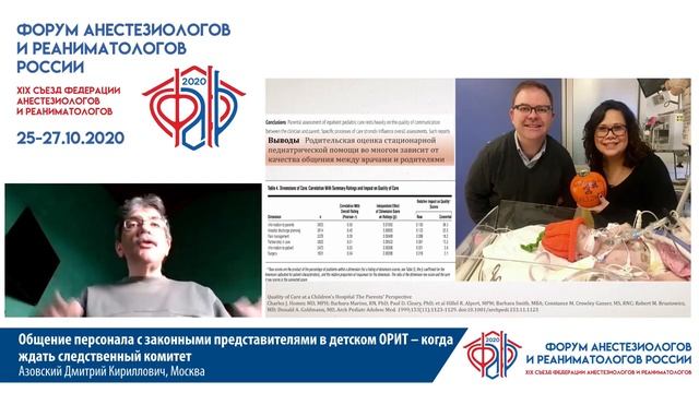 Общение персонала с родственниками и юридические последствия Азовский Д.К. ФАРР 2020