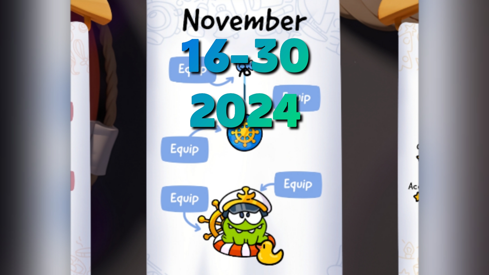 Cut the Rope Daily.  November 16-30  2024