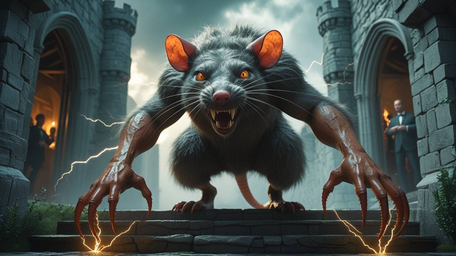 Большая крыса монстр-чудовище