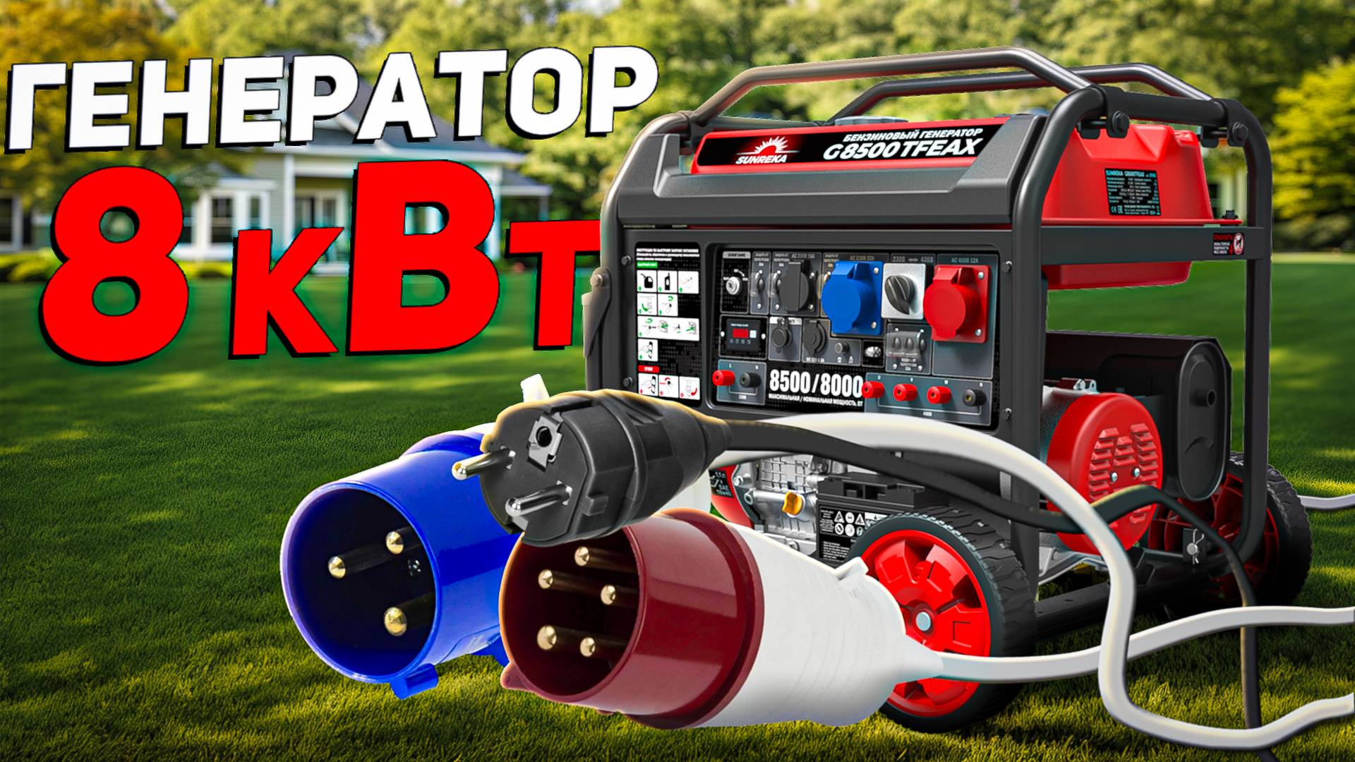 МАКСИМАЛЬНО УНИВЕРСАЛЬНЫЙ ГЕНЕРАТОР SUNREKA G8500TFEAX
