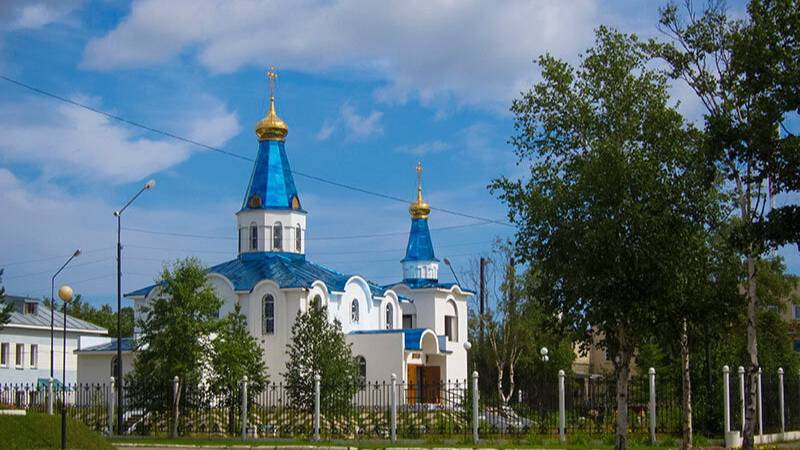 Свято-Введенский храм, пгт Ноглики