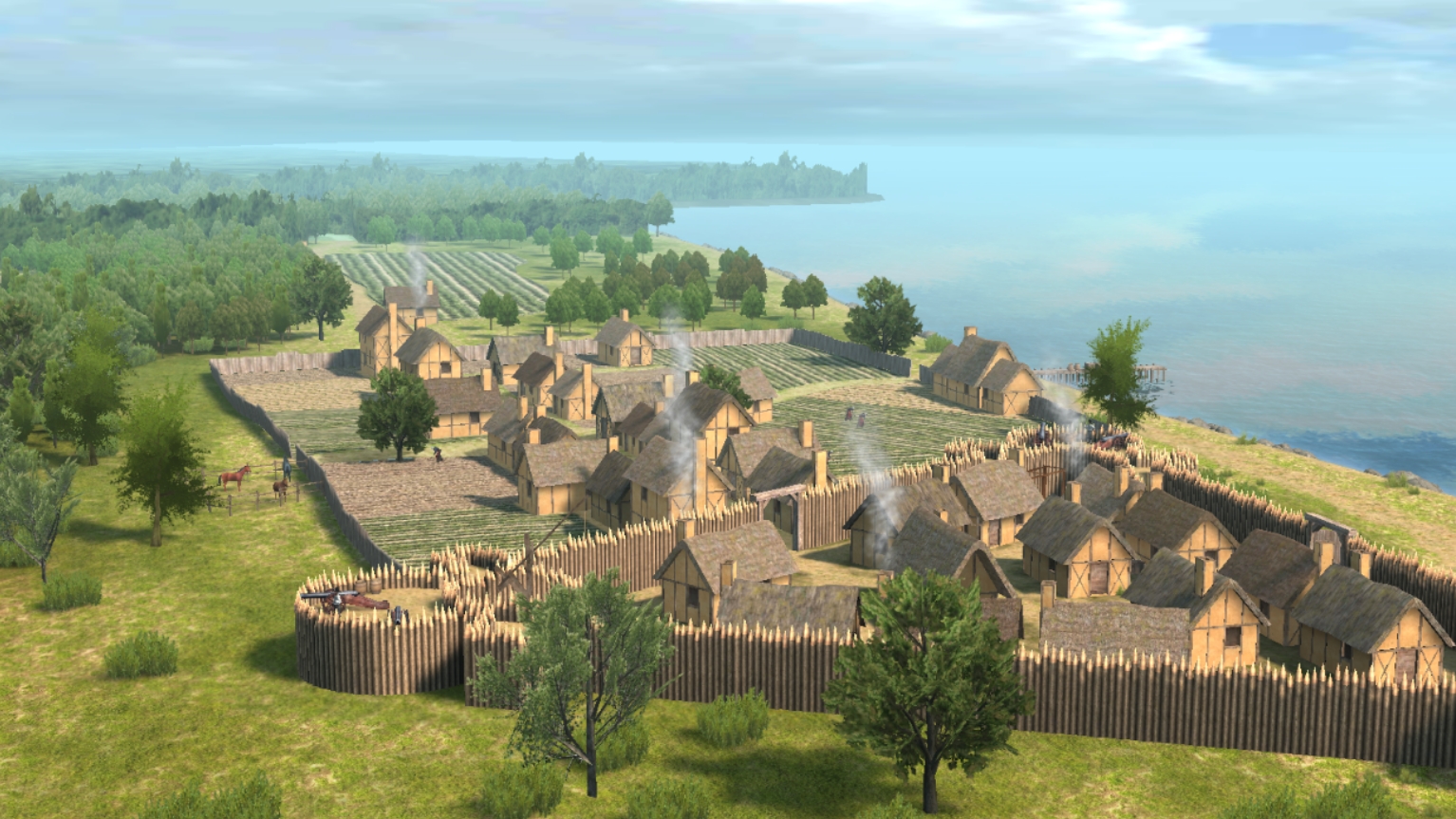 Беспощадная и суровая колония Джеймстаун. Первая английская колония в новом свете.