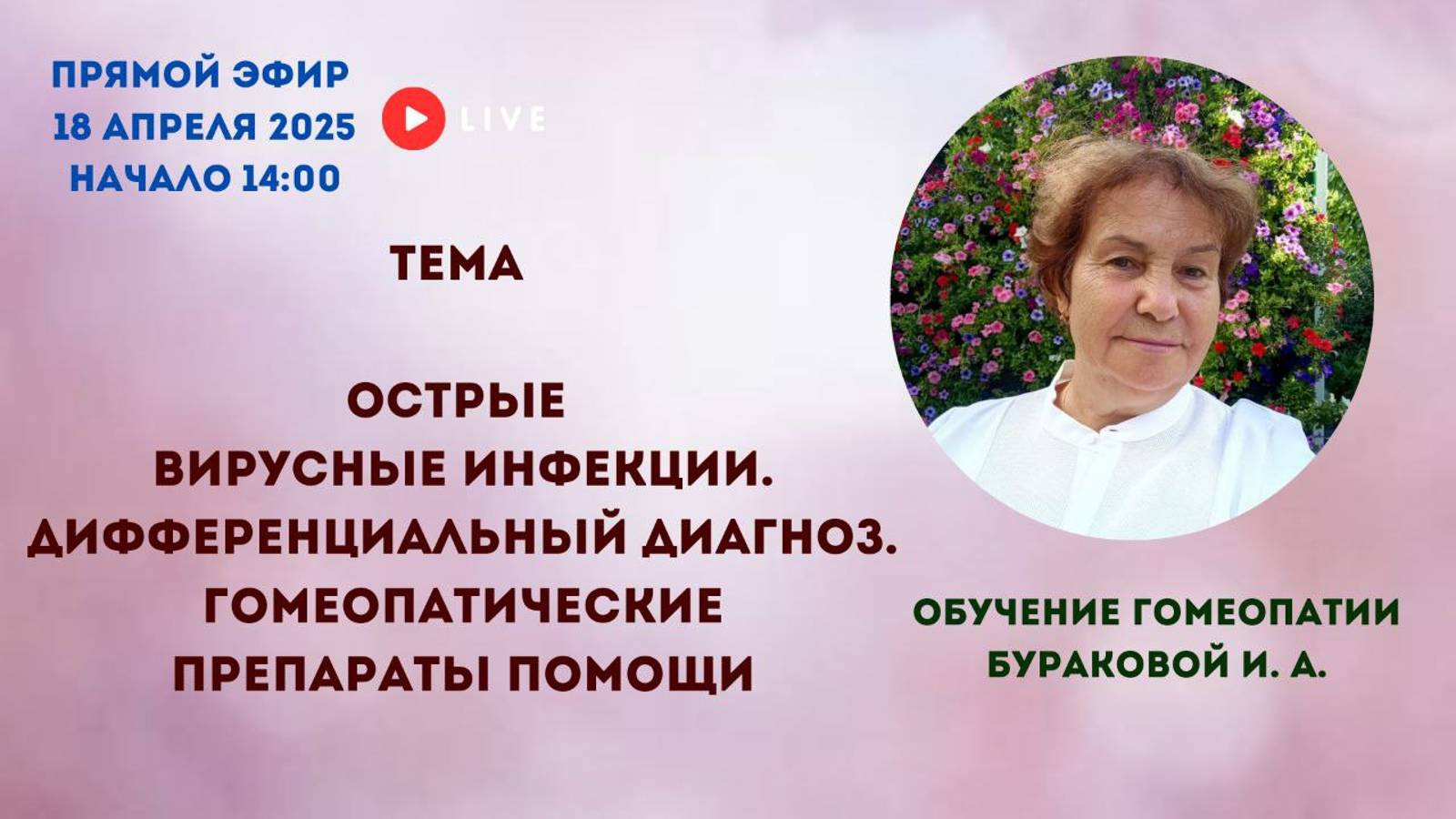 Острые вирусные инфекции. Гомеопатический подход.