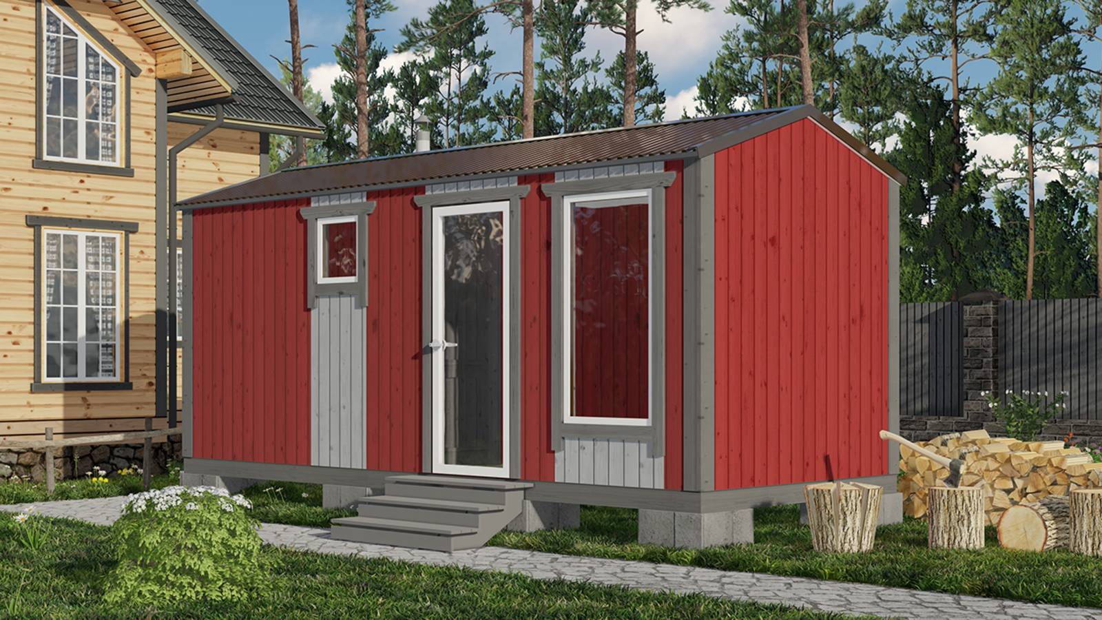 Мобильная баня за один день