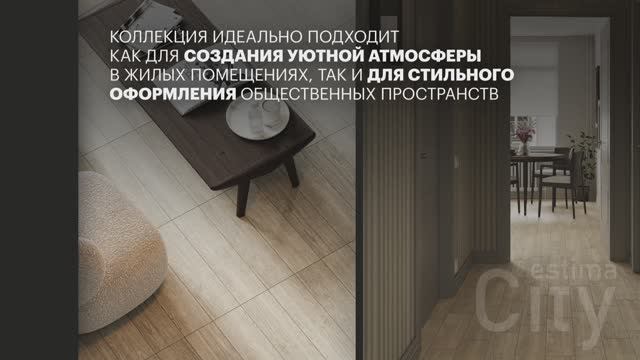 Естественная красота: Обзор керамогранита Riff с рисунком дерева