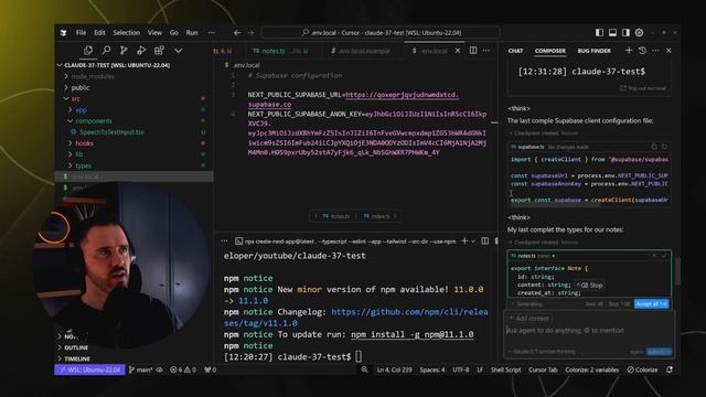 [RUS ИИ Перевод] Полный стек-приложение с Claude 3.7 и Cursor AI