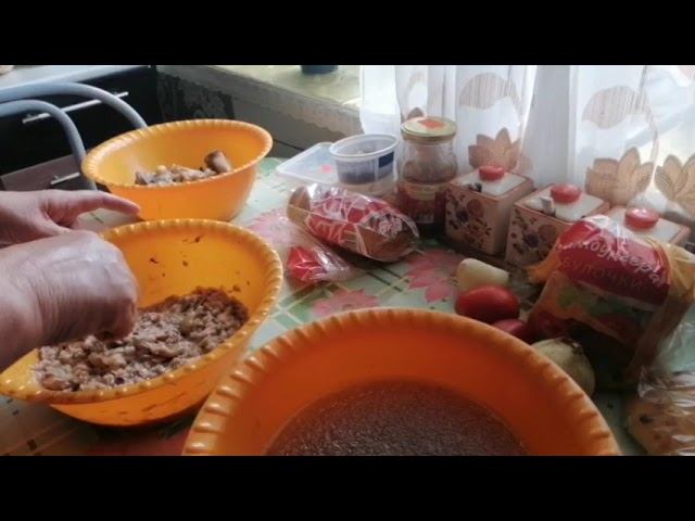 Как прожить на минималку пенсионерам))Варю холодец))