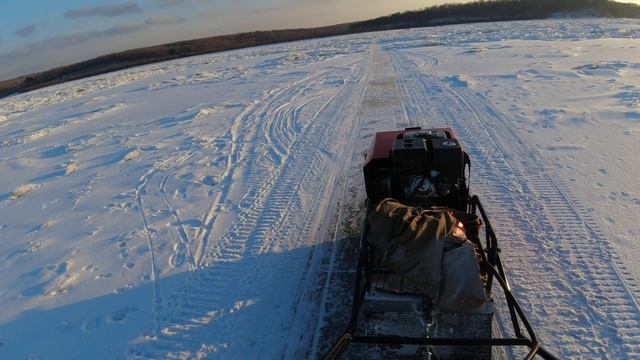 Мотобуксировщик Brait 18,5 л.с. Путь домой.15.12.2024