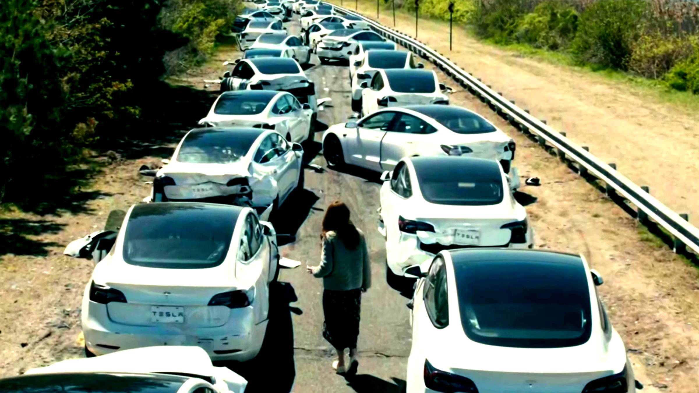 автопилоты устроили пробку